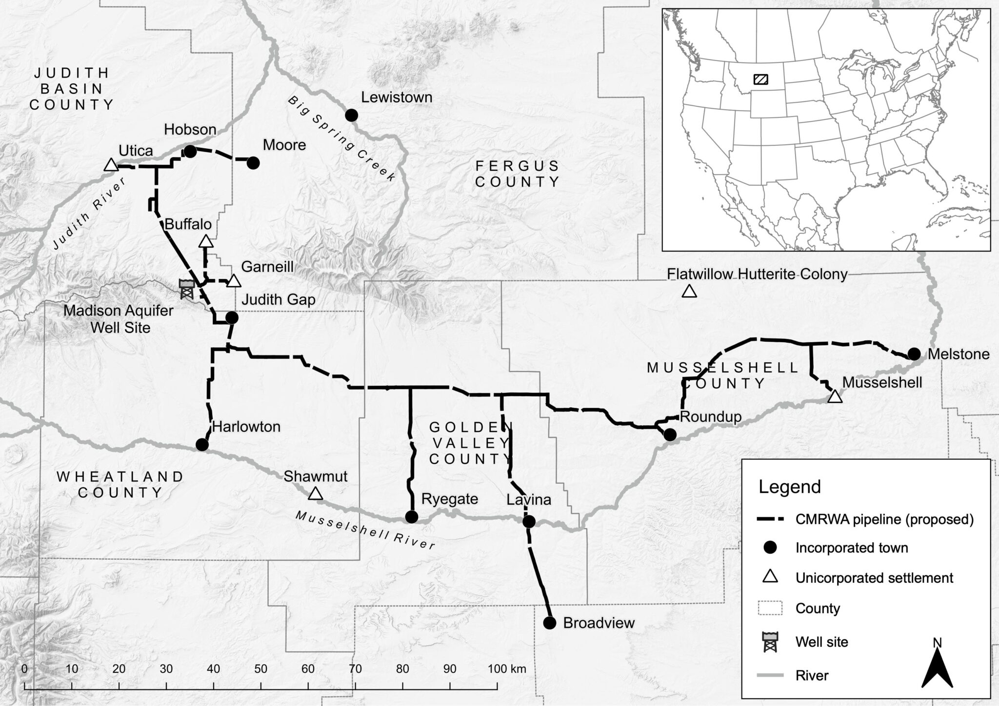 Quenching the American West’s rural water needs through regional water ...